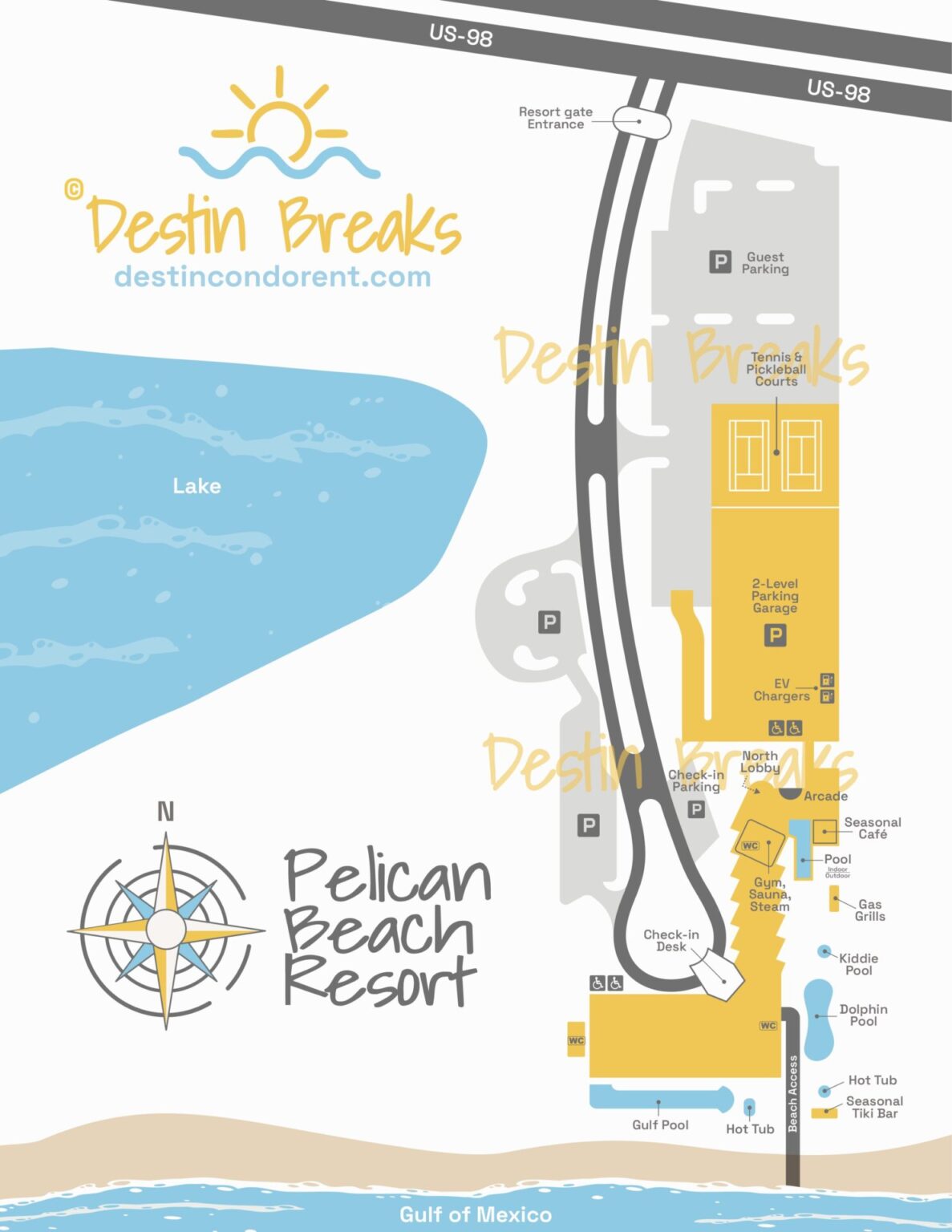 Pelican Beach Resort Florida Condos | Destin Condo Rentals